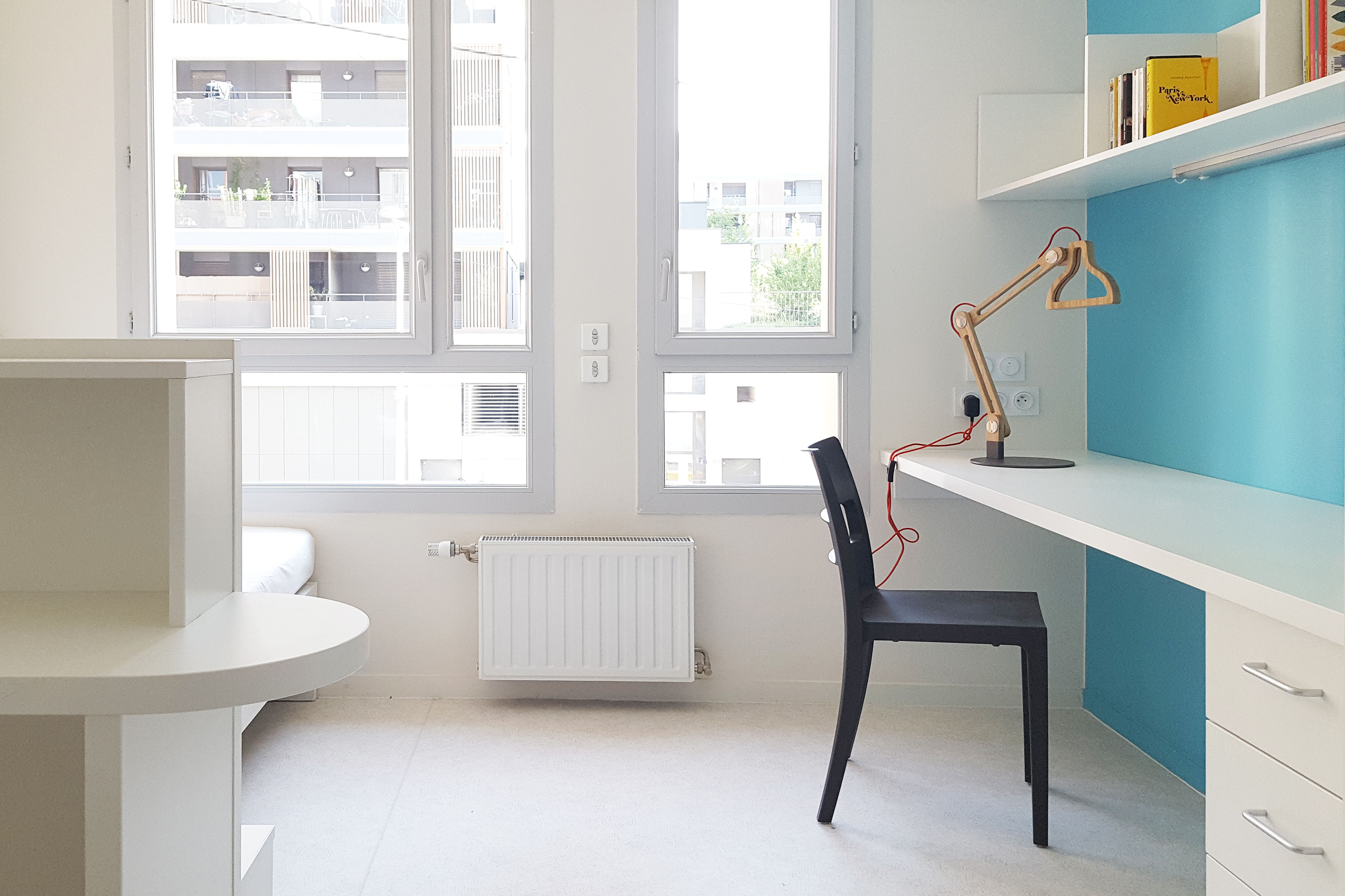 Agencement Résidence étudiante | CROUS Saint Exupéry LYON